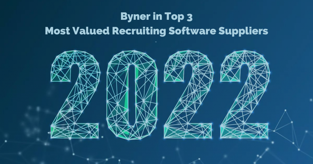 Byner in Top 3 Most Valued Recruitment Software Suppliers • Byner