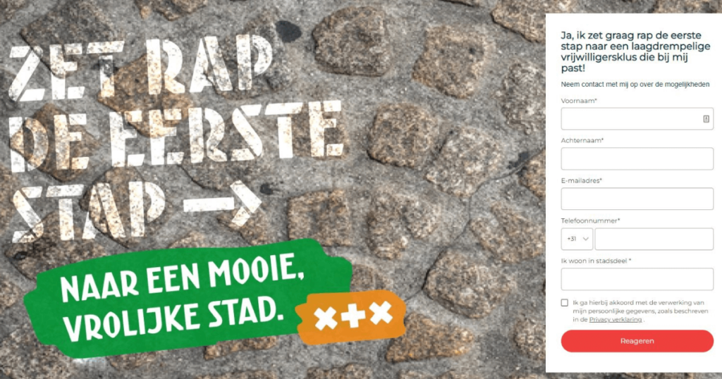 Matching thousands of volunteers with Byner & Jobrock